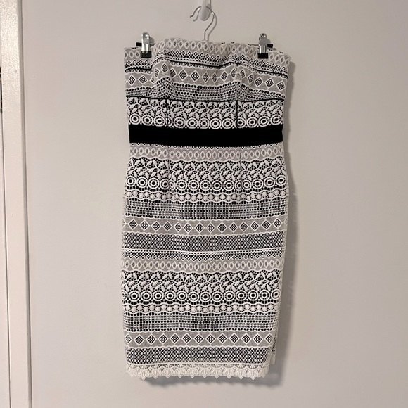 Cynthia Steffe | Dresses | Cynthia Steffe Trudy Eyelet Lace Strapless ...